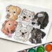 Hand Painted Multiple Pet Portrait, Pet Water Color Portrait, Pet ...