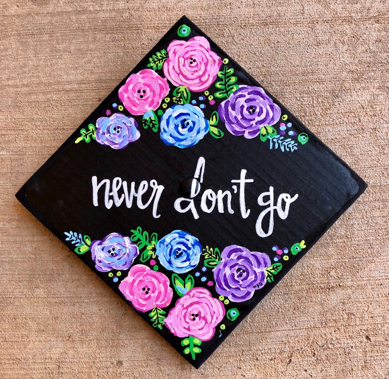 Painted Graduation Caps Hand Painted Grad Cap Custom | Etsy