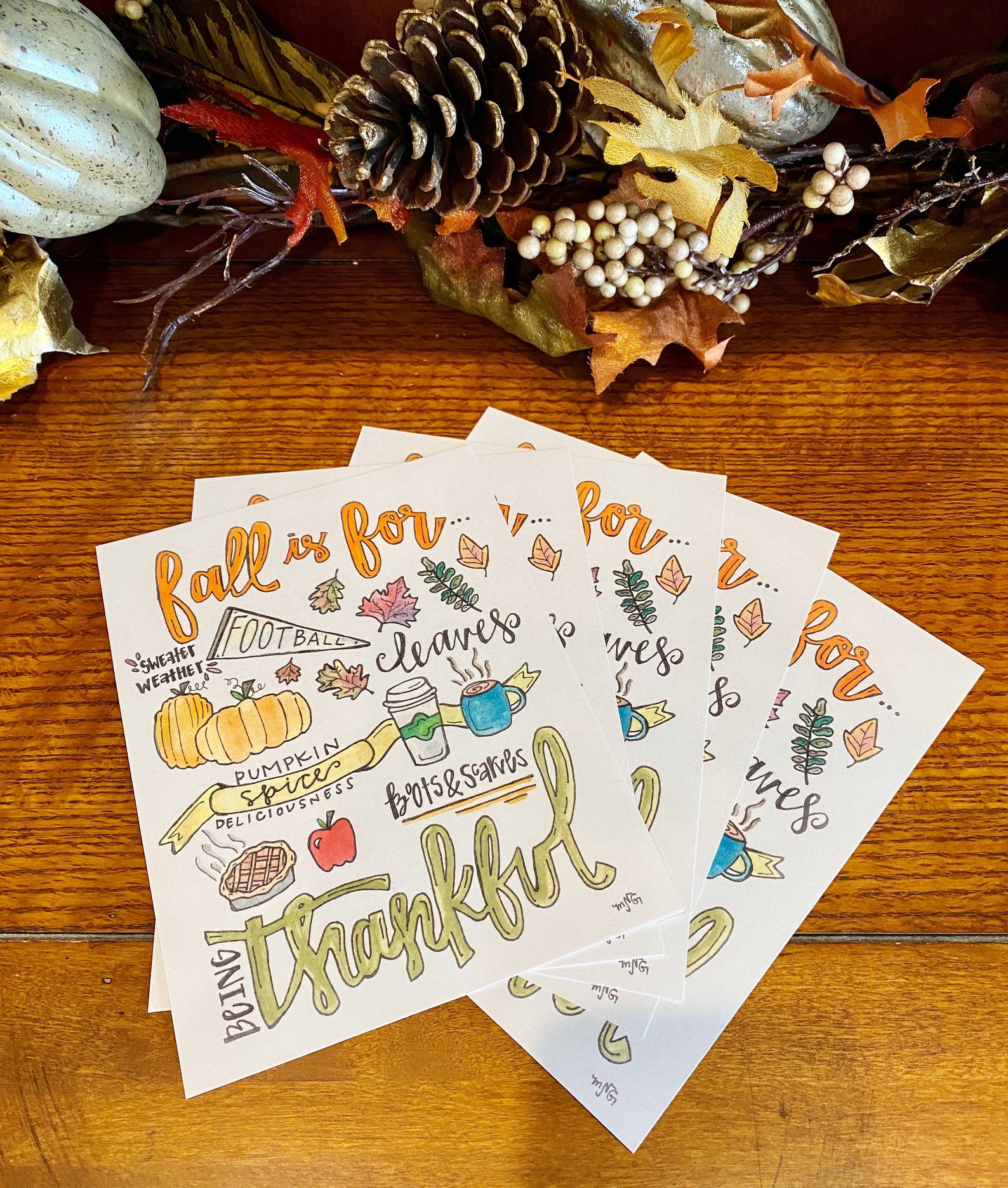Fall/autumn Seasonal Print for Home Decor Fall Sign Fall - Etsy