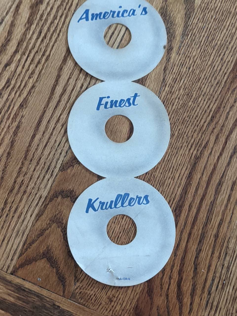 Original 1940's Spaulding Krullers Donuts Front Door Sign - Etsy