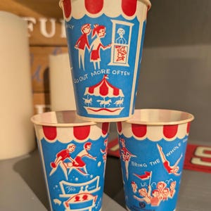 NOS 1960s Sweetheart Brand Waxed Soda Cup - Old & Original 6 Ounce Cups ...