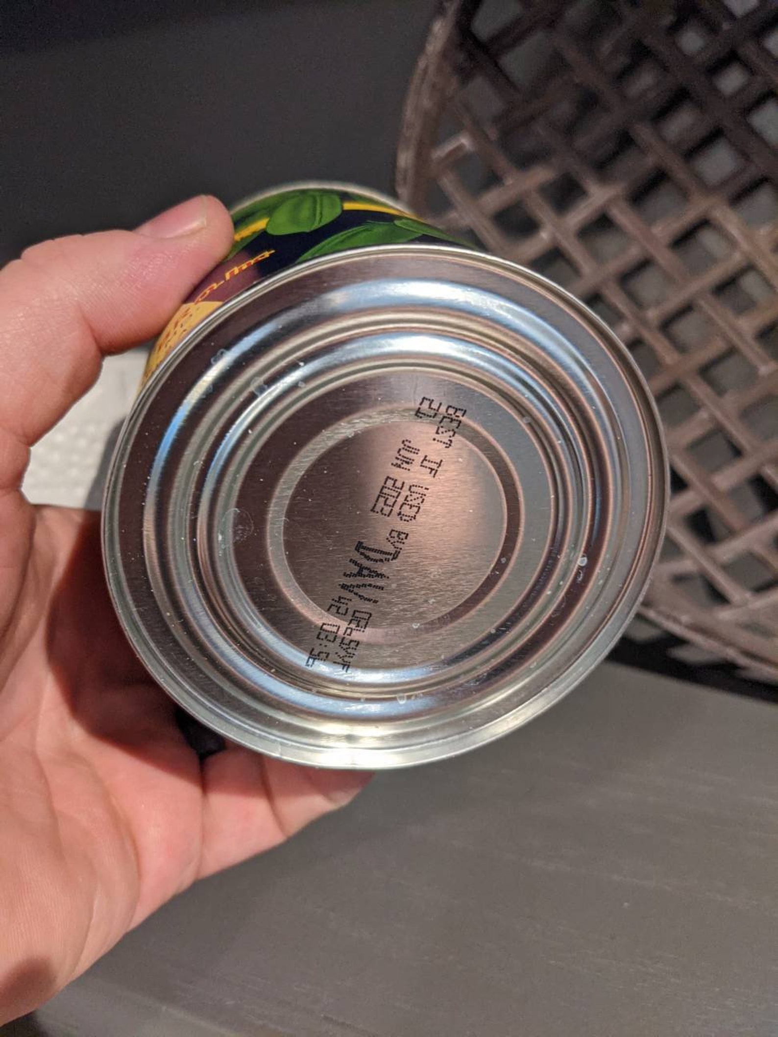 1920's Red Moon Sweet Peas Can Label on Can Original Vintage Langrall ...