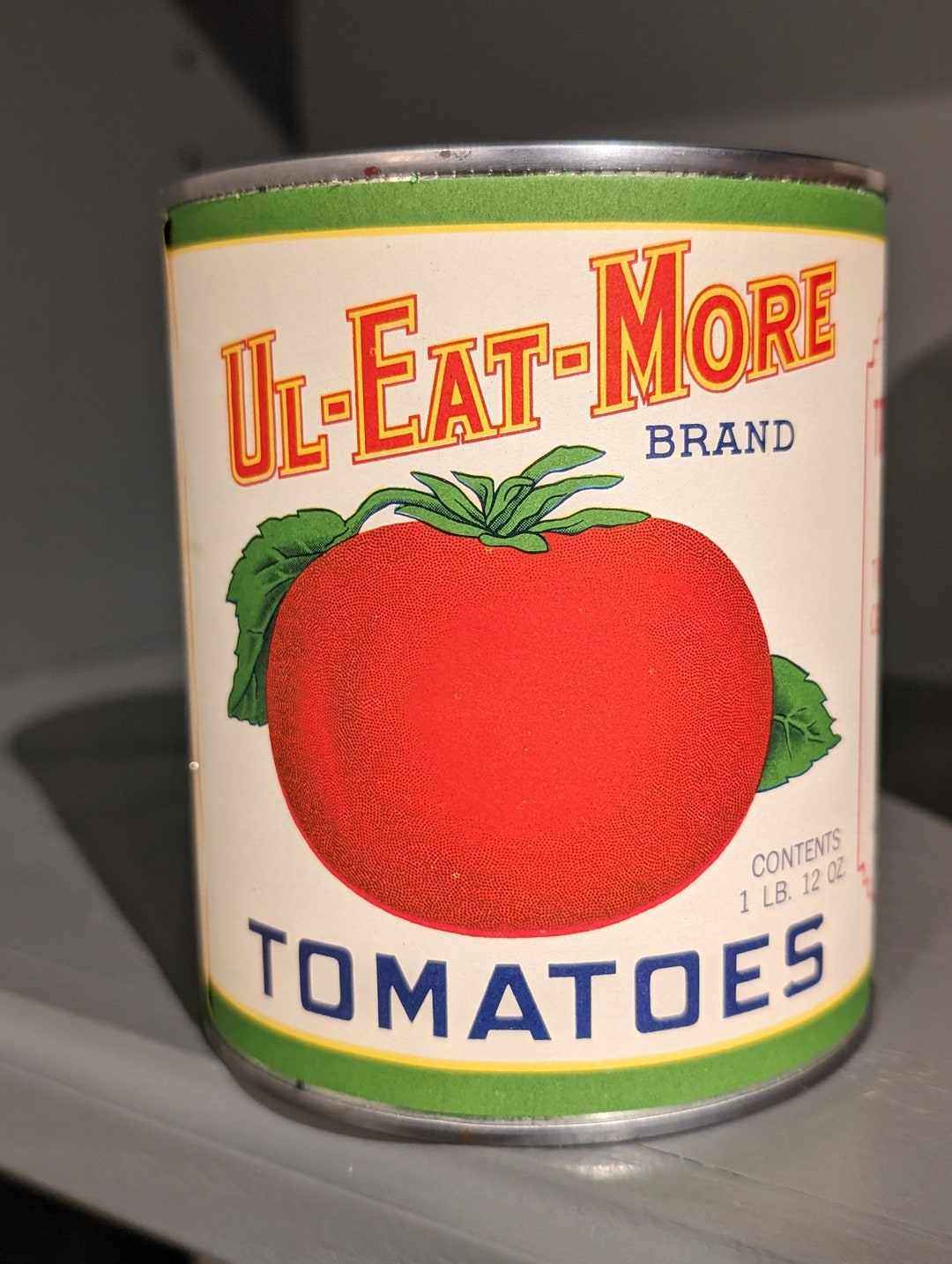 1960's Buck Valley Tomatoes Can Label on Can Original Vintage Buck ...