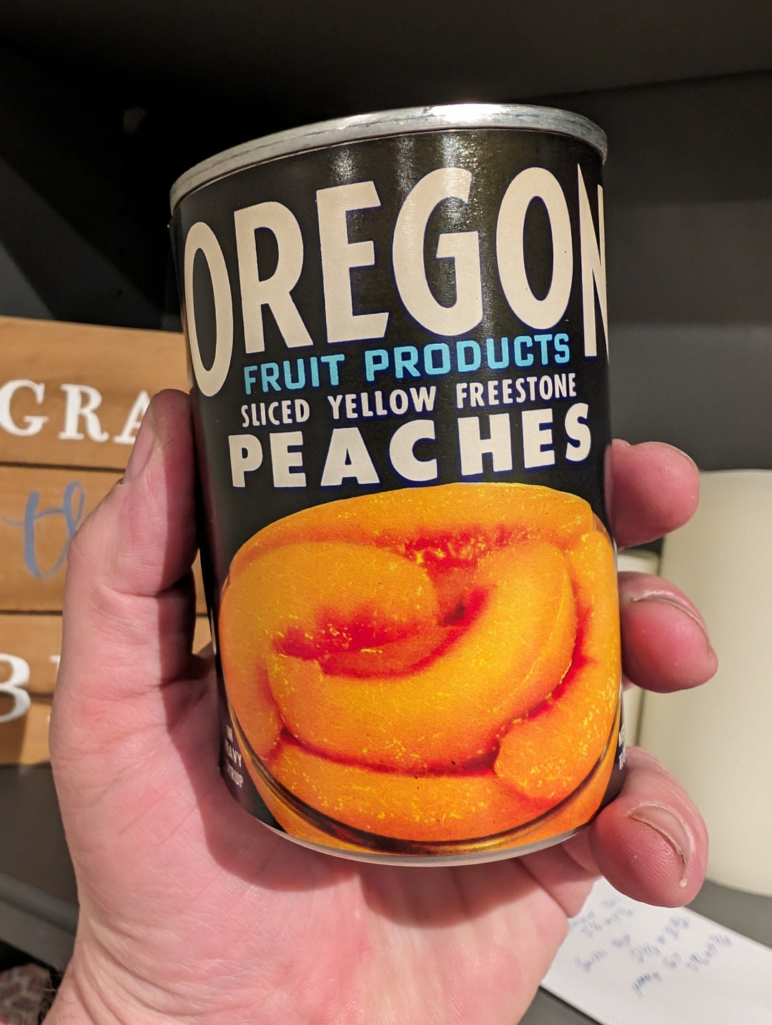 1950's Oregon Peaches Can Label on Can Oregon Fruit Products - Etsy