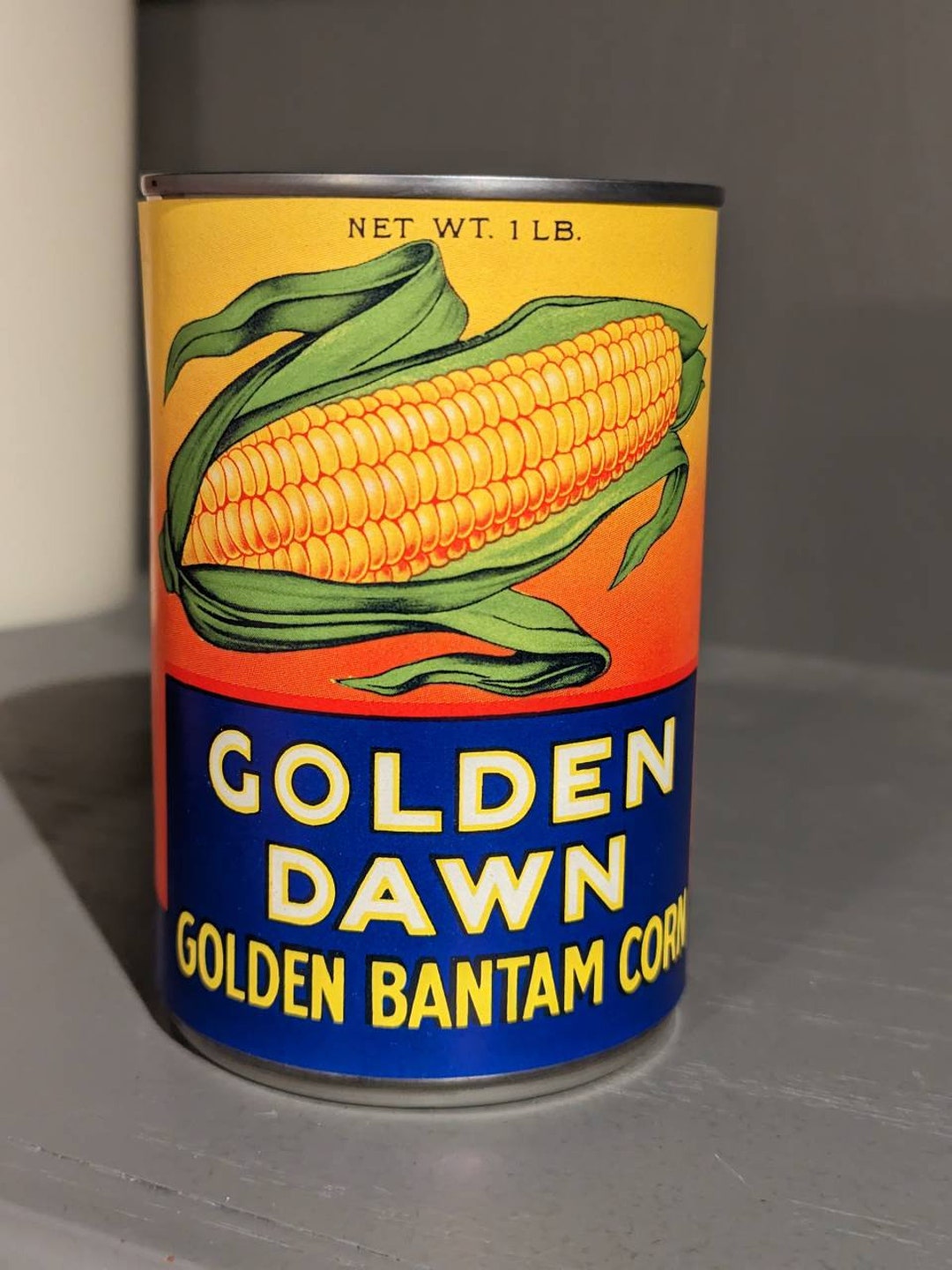 1940's Golden Dawn Corn Can Label on Can Original Vintage, Center Point ...