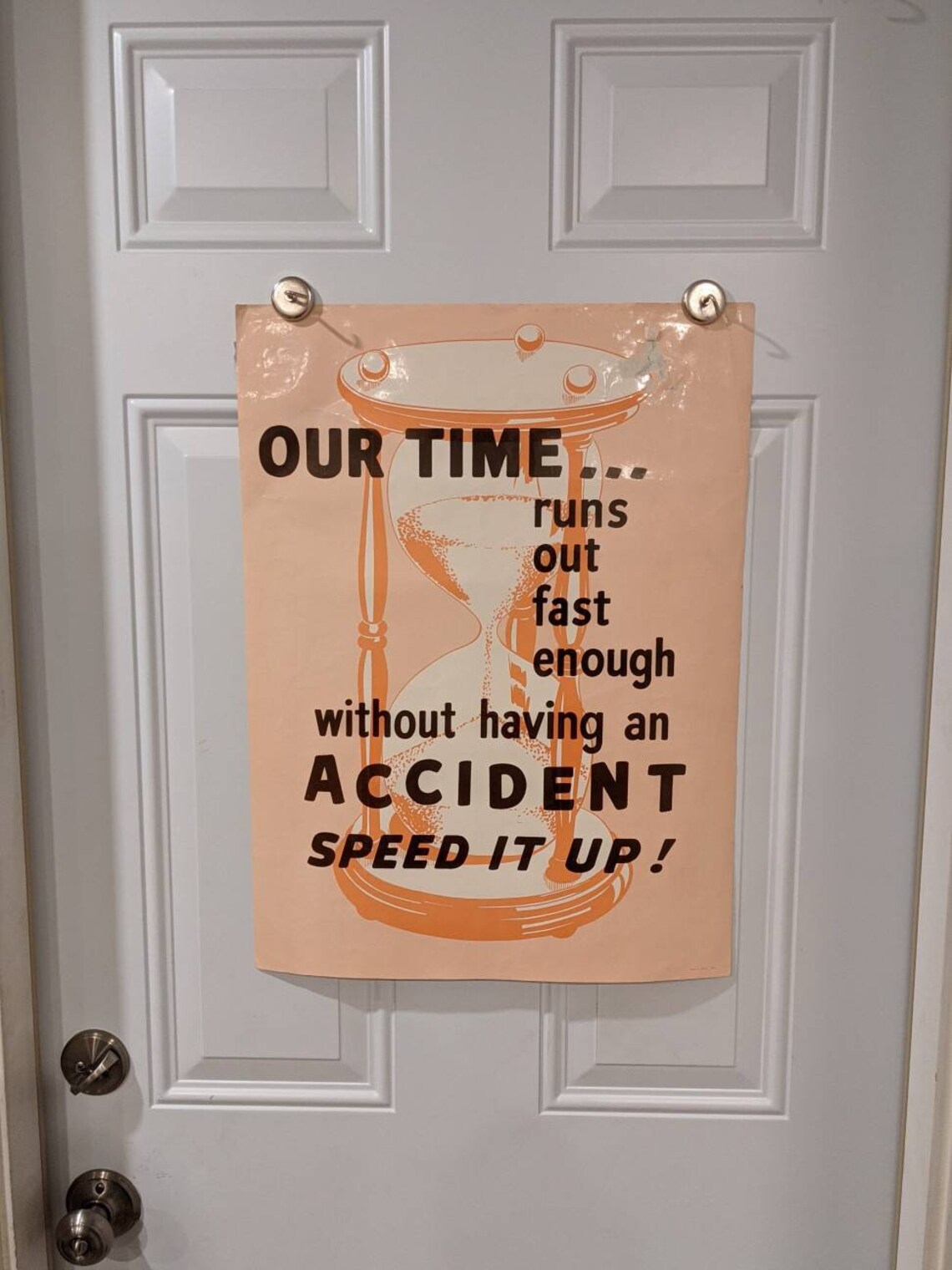 Original Vintage 1960s Industrial Sign Safety Poster | Etsy