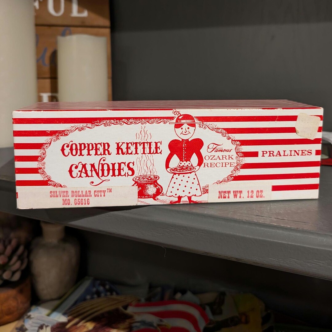 1970s Copper Kettle Candies From Silver Dollar City - Old & Original ...