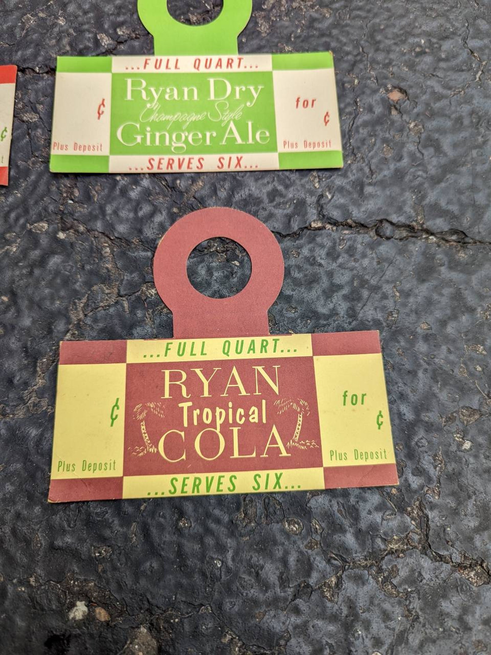 Original 1960's Ryan Beverages Soda Bottle Topper NOS - Etsy