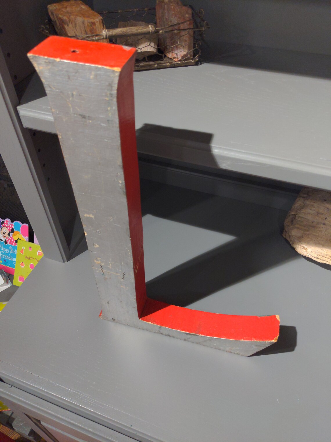 Large 18 L 1920's Billboard Letter Vintage Wood Sign - Etsy