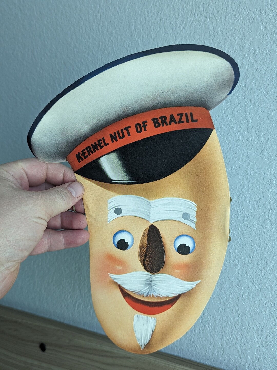 Original 1940 Kernal Nut Brazil Nut Mask - Vintage Advertising ...