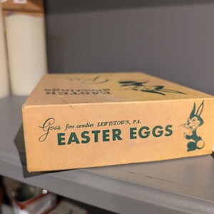 1950s Goss Fine Candies Candy Easter Eggs Candy Candies Original Candy ...