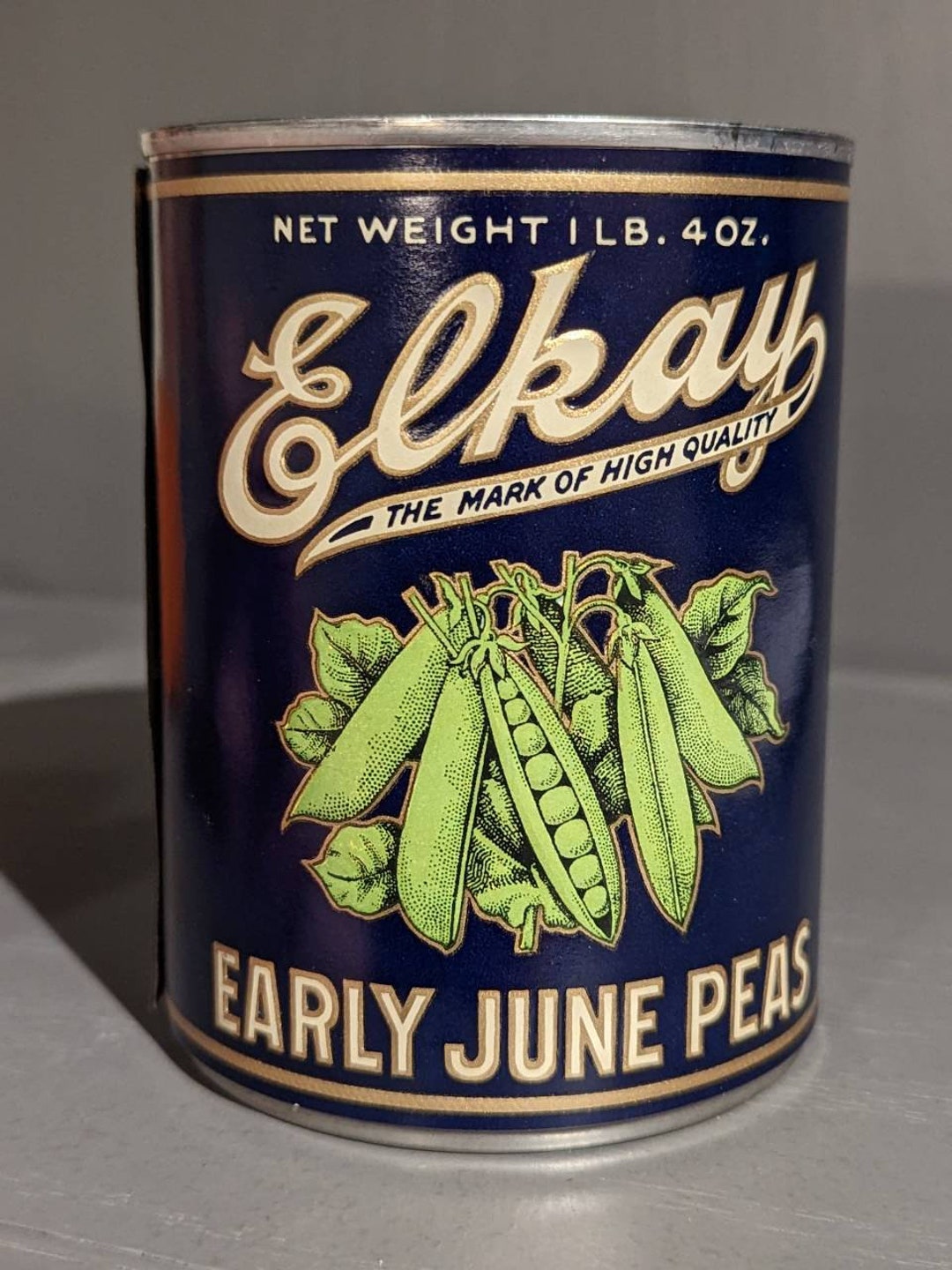 1920's Elkay Early June Peas Can Label on Can Original Vintage - Etsy