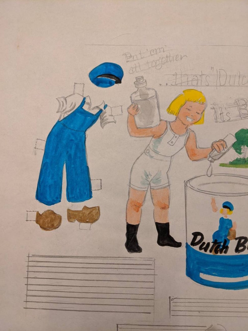 1940's Vintage Original Dutch Boy Paint blended - Etsy