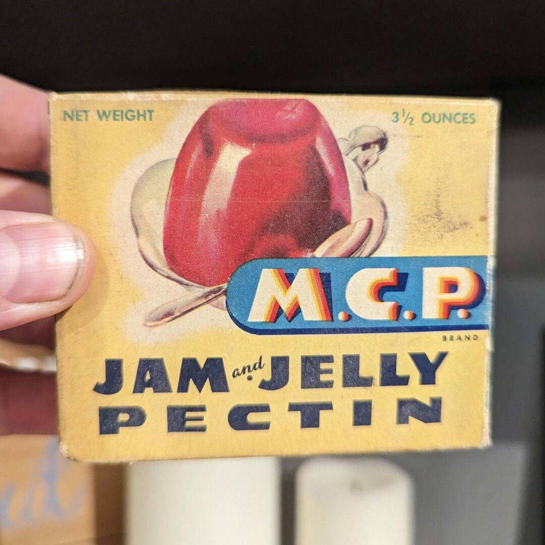 1940s 50s MCP Jam Jelly Pectin Gelatin Box Old & Original Kitchen ...