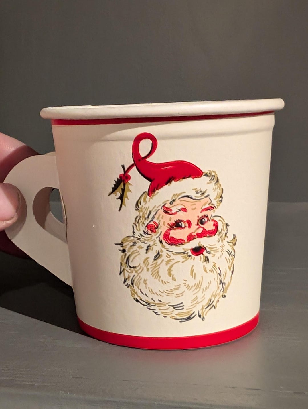 NOS 1960s Hallmark Santa Claus Like Dixie Cups - Old & Original Paper ...