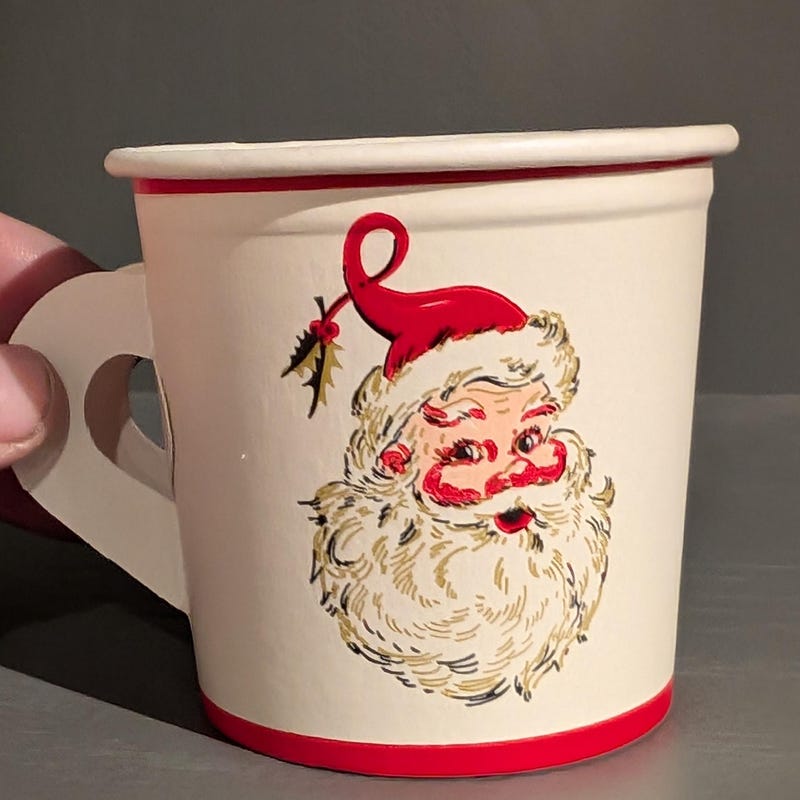 Vintage Hallmark Paper Cups - Etsy