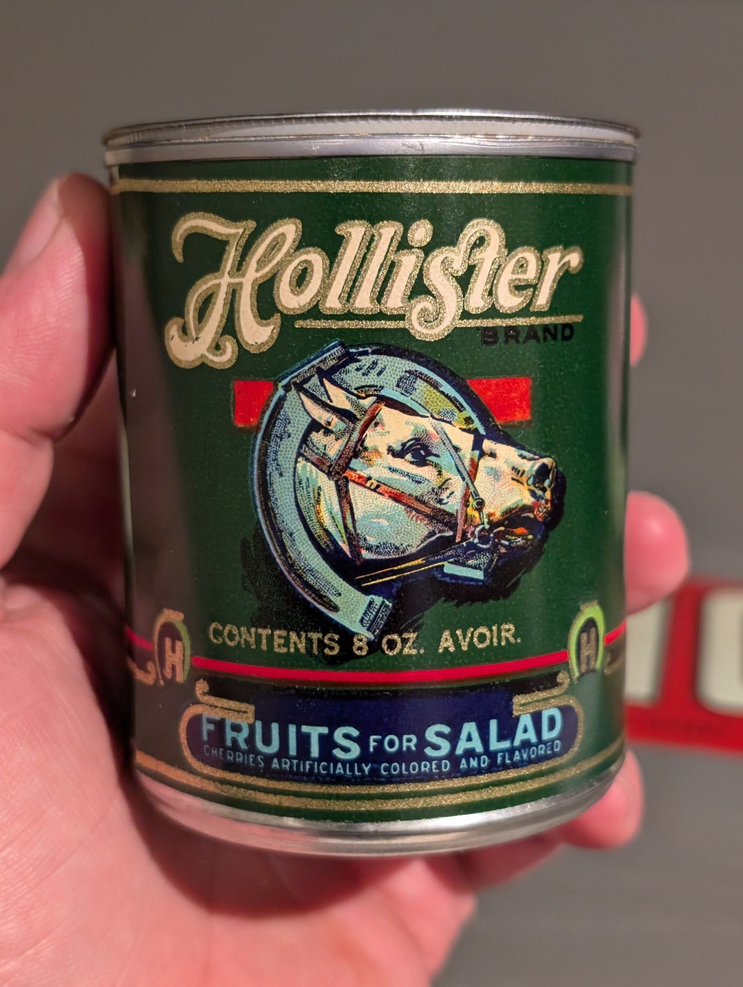 1920s 30s Hollister Brand California Can Label on Can Original Vintage ...