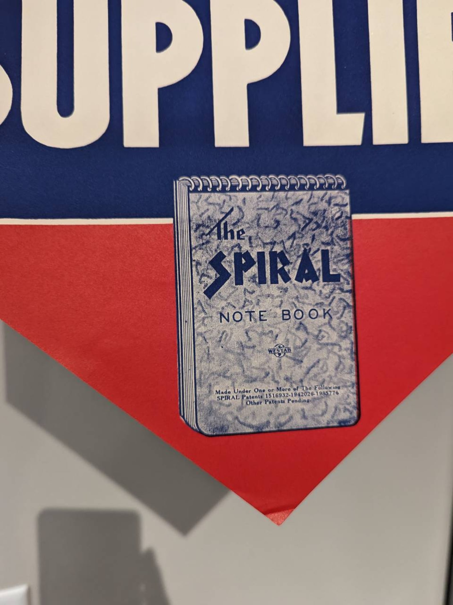 Original Vintage 1930's Spiral Notebook Buy Now School Supplies Store ...