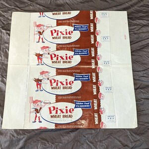 1940's-60's Vintage Bread Wrappers- Display Loaf - Bakery - Old ...