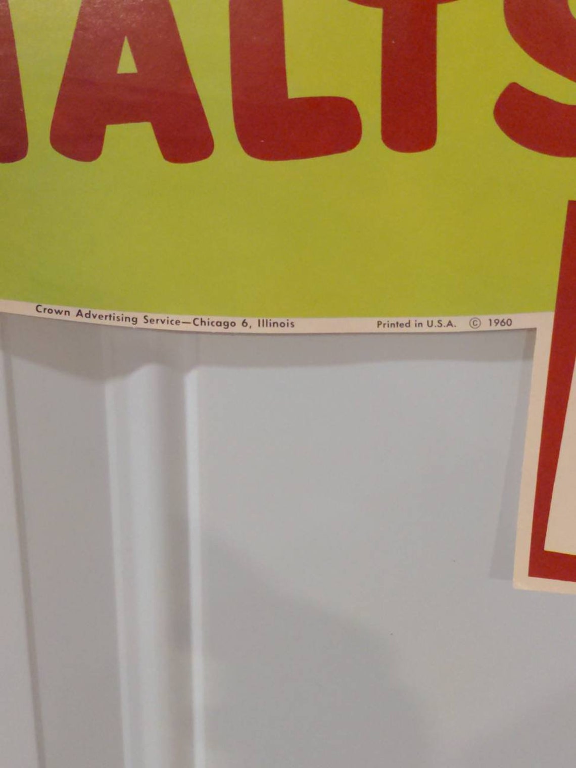 Large 1960 Original Vintage freezer Fresh Ice - Etsy