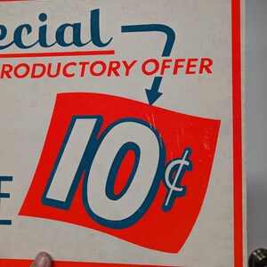 1950's Special 1/2 Price 10 Cents Grocery Store Cardboard Sign - Etsy