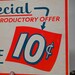 1950's Special 1/2 Price 10 Cents Grocery Store Cardboard Sign - Etsy