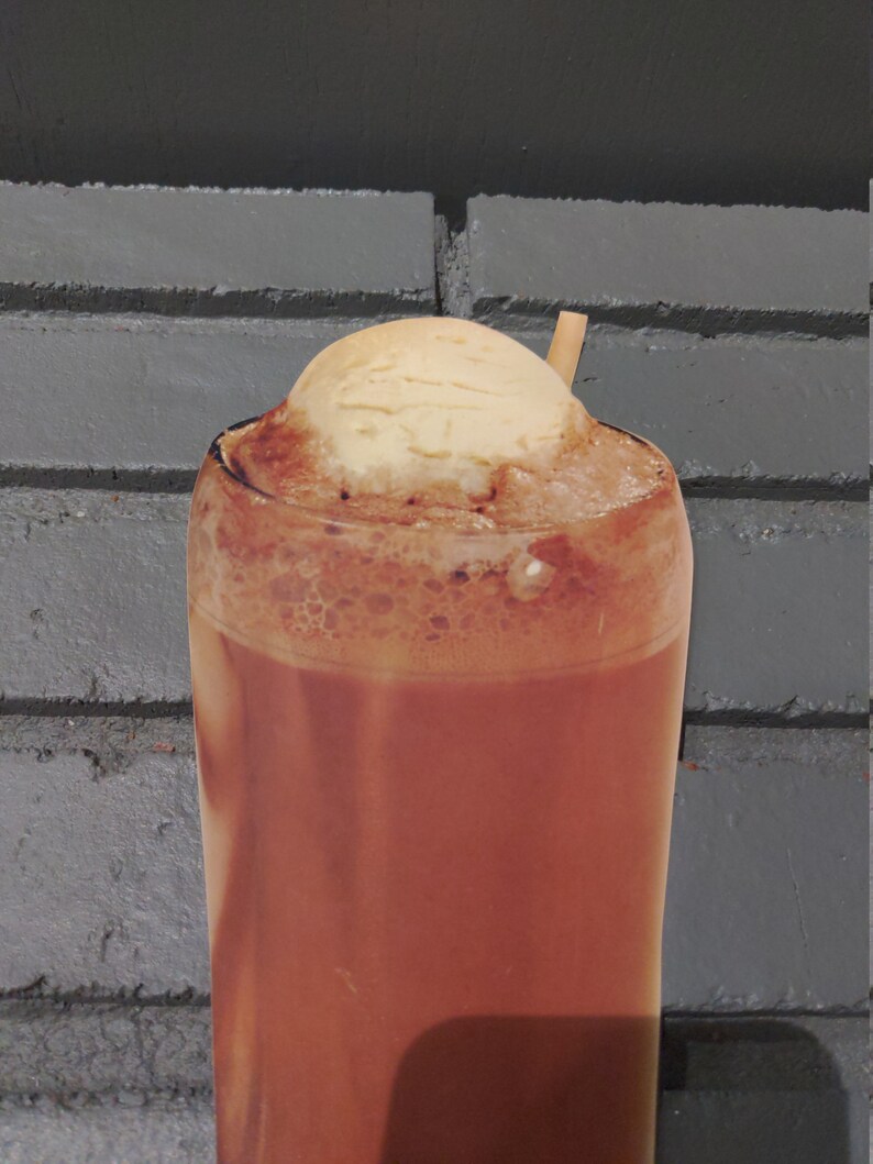 1940's Black Cow/root Beer Float Ice Cream Sundae Poster - Etsy