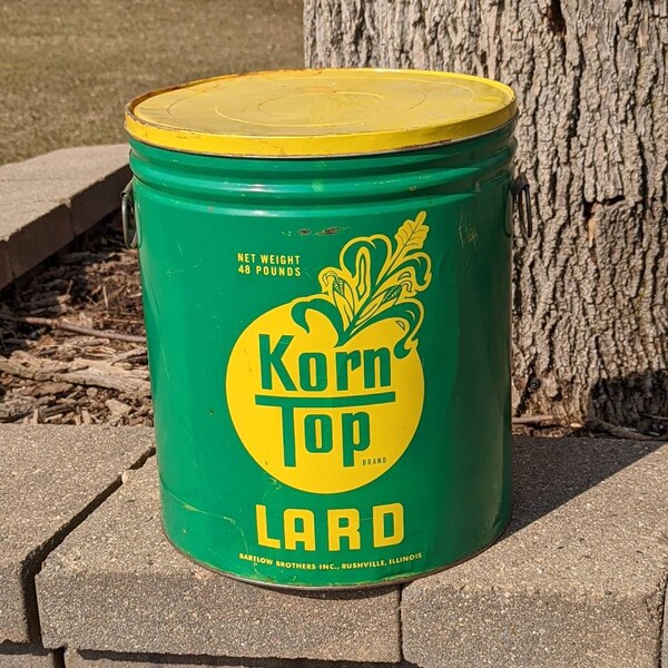 Lard Tin - Etsy