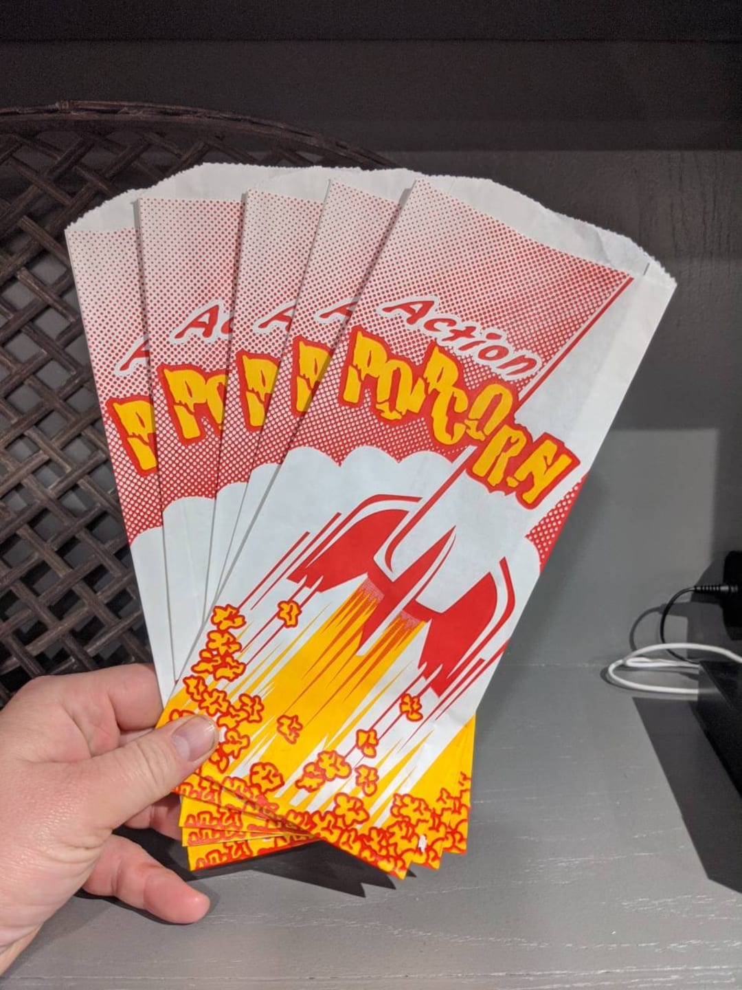 Modern Action Popcorn Rocket Pop Corn Bag - Lot of 5 - Etsy