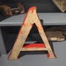 Large 18" A 1920's Billboard Letter Vintage Wood Sign - Old and ...