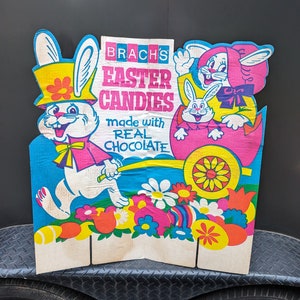 LARGE 1960s Real Chocolate Brach's Candy Easter Candy Candies Treats ...