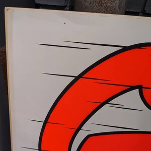 Original 1950's 60's Go High Octane Cardboard Sign - Vintage Gas ...