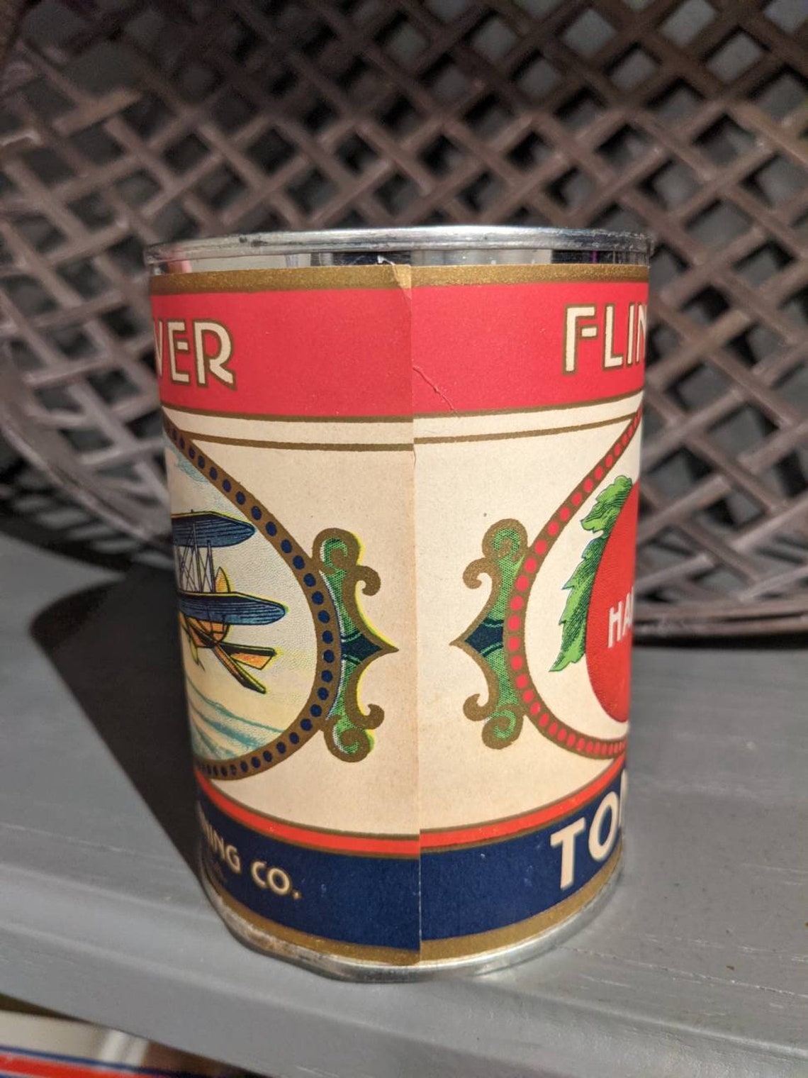 1920's Flint River Tomatoes Can Label on Can Original - Etsy