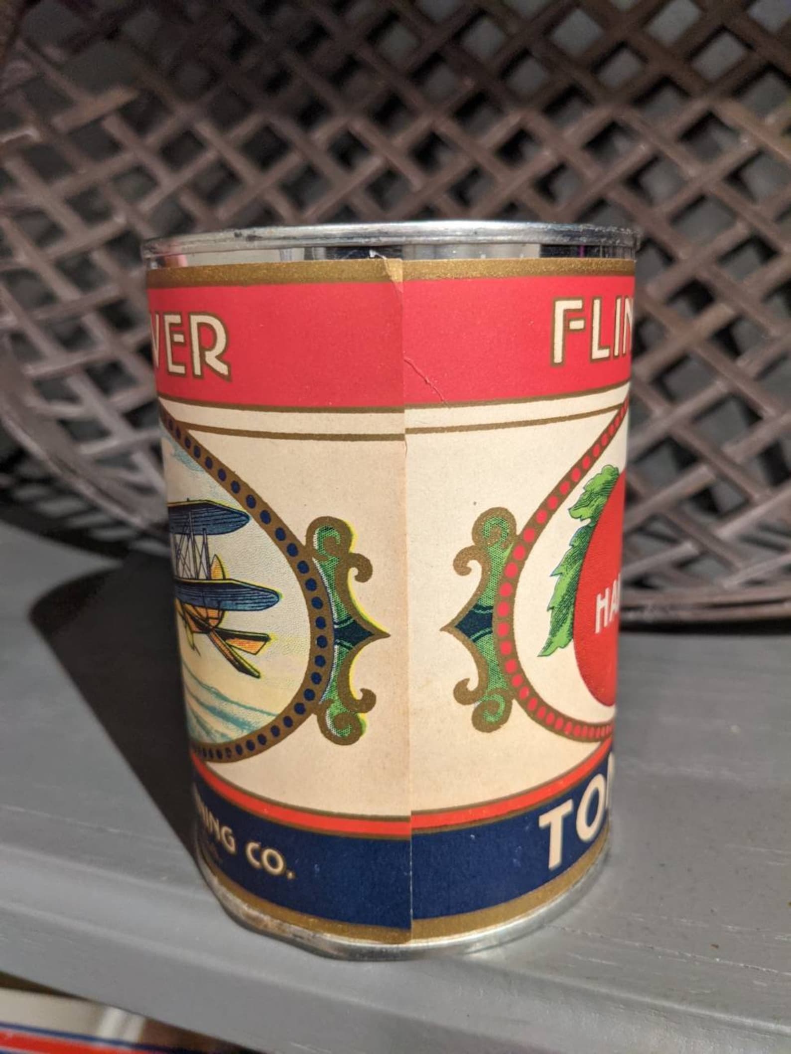 1920's Flint River Tomatoes Can Label on Can Original - Etsy