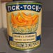 1920s 30s Tick Tock Brand Sliced Peaches Can Label on Can Original ...
