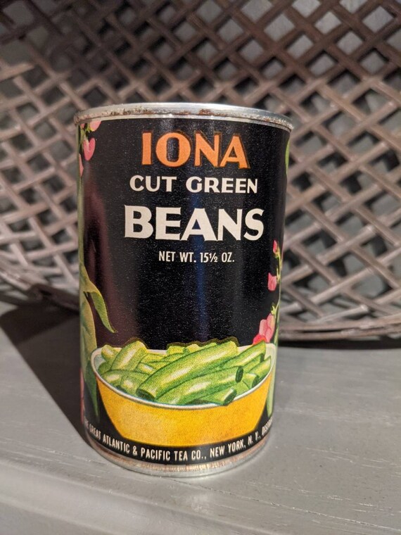 1940's A&P IONA Brand Green Beans Great Atlantic Pacific - Etsy