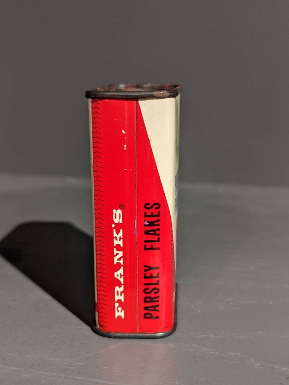 1960s Old & Original Franks Parsley Flakes Spice Seasoning Metal Spice ...
