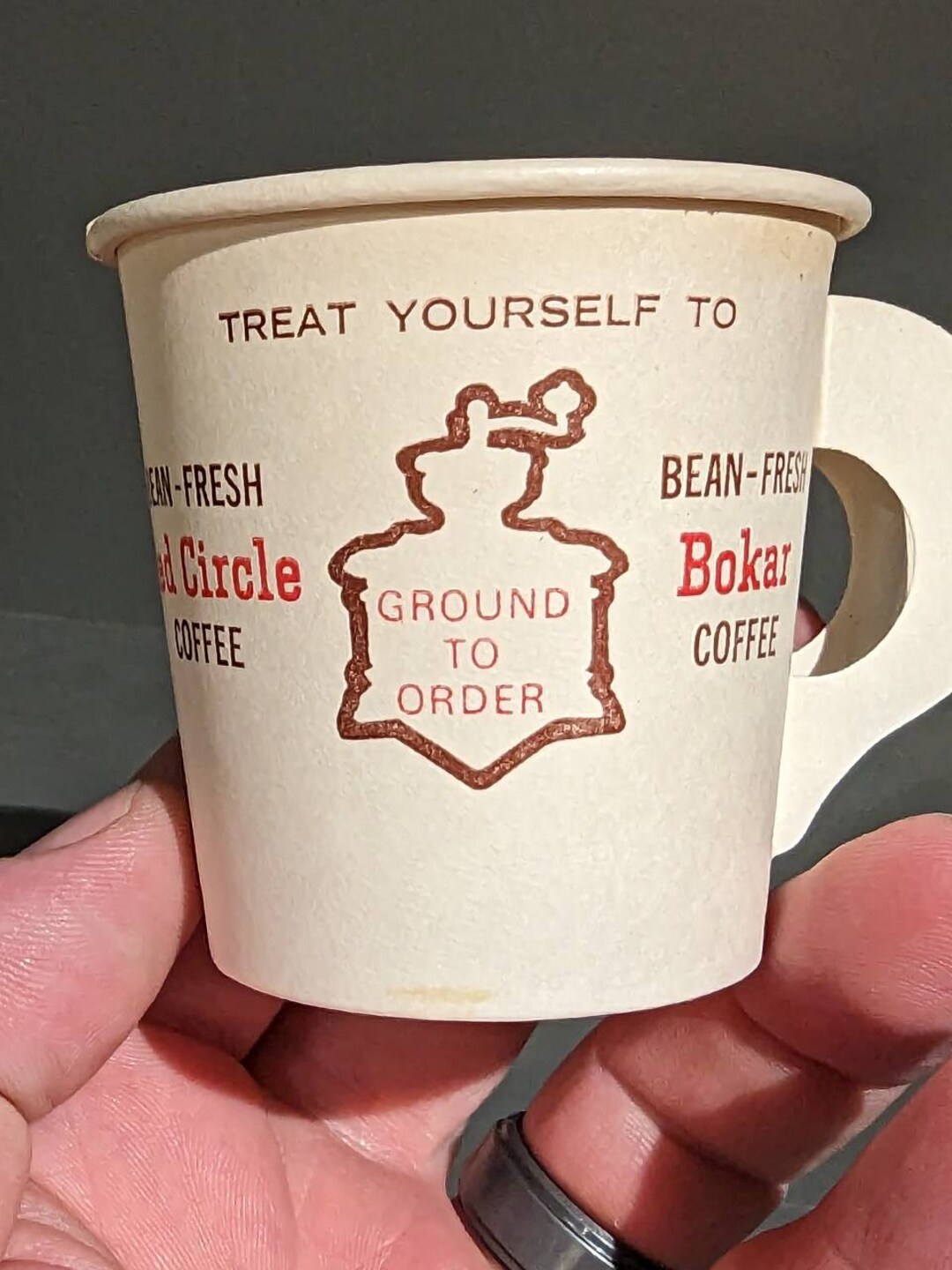 NOS 1960s A & P Coffee Cup - Dixie Cup Brand - Old Original Sample Cup ...