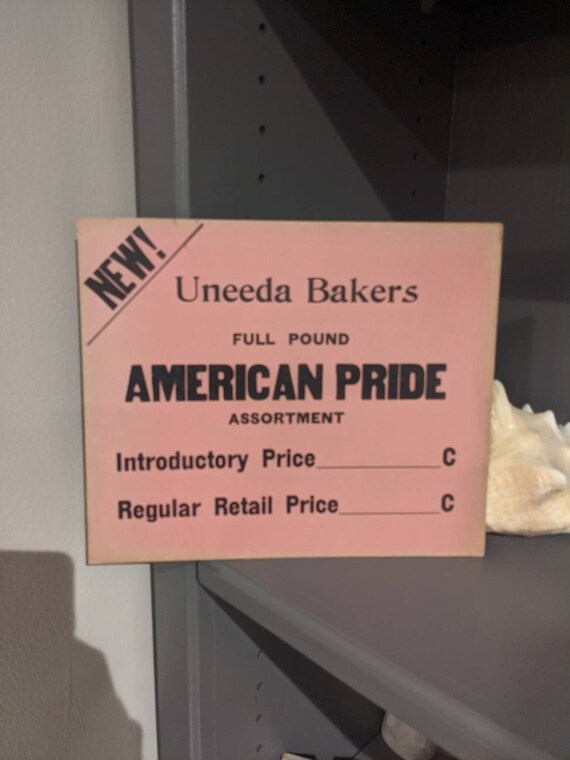 Original 1920's Uneeda Biscuit Sign American Pride | Etsy