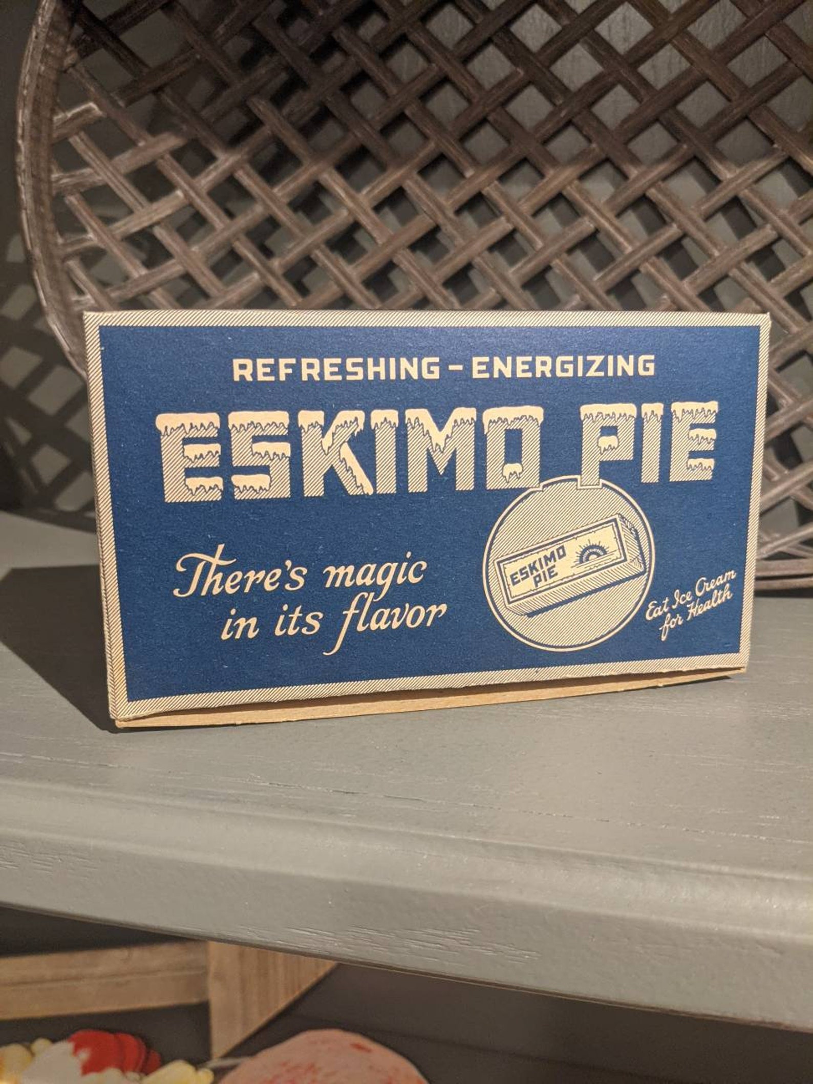 NOS 1920's Eskimo Pie Box Ice Cream Container Old & | Etsy
