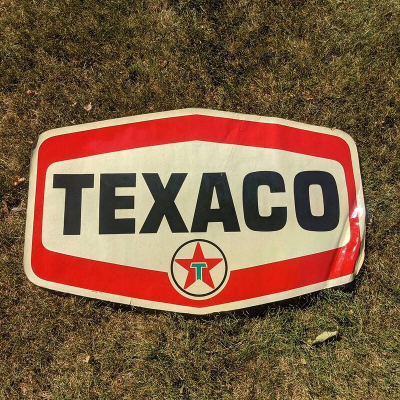 Vintage Texaco Sign - Etsy
