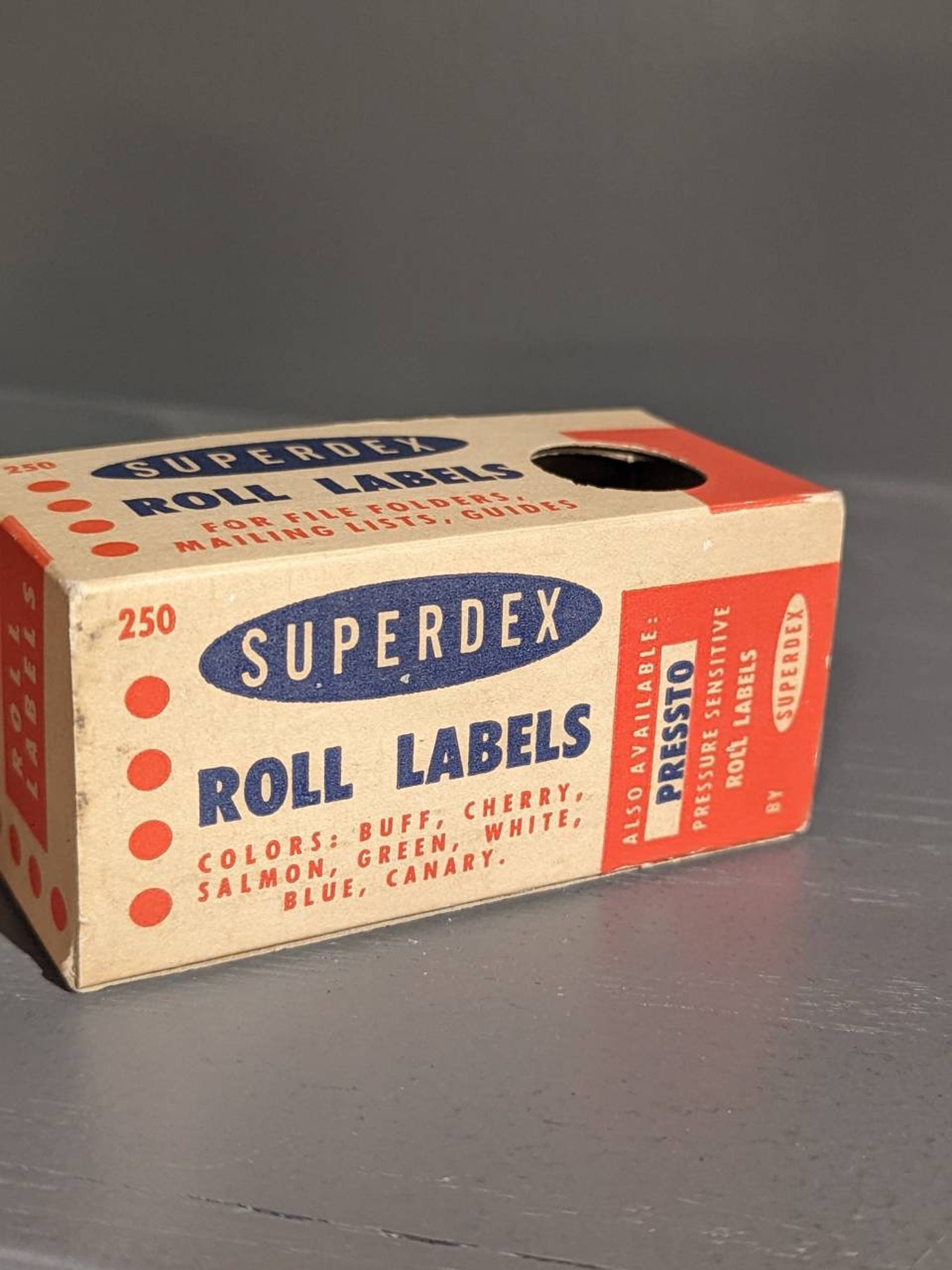 1960's Superdex File Folder Labels Old Original Office - Etsy