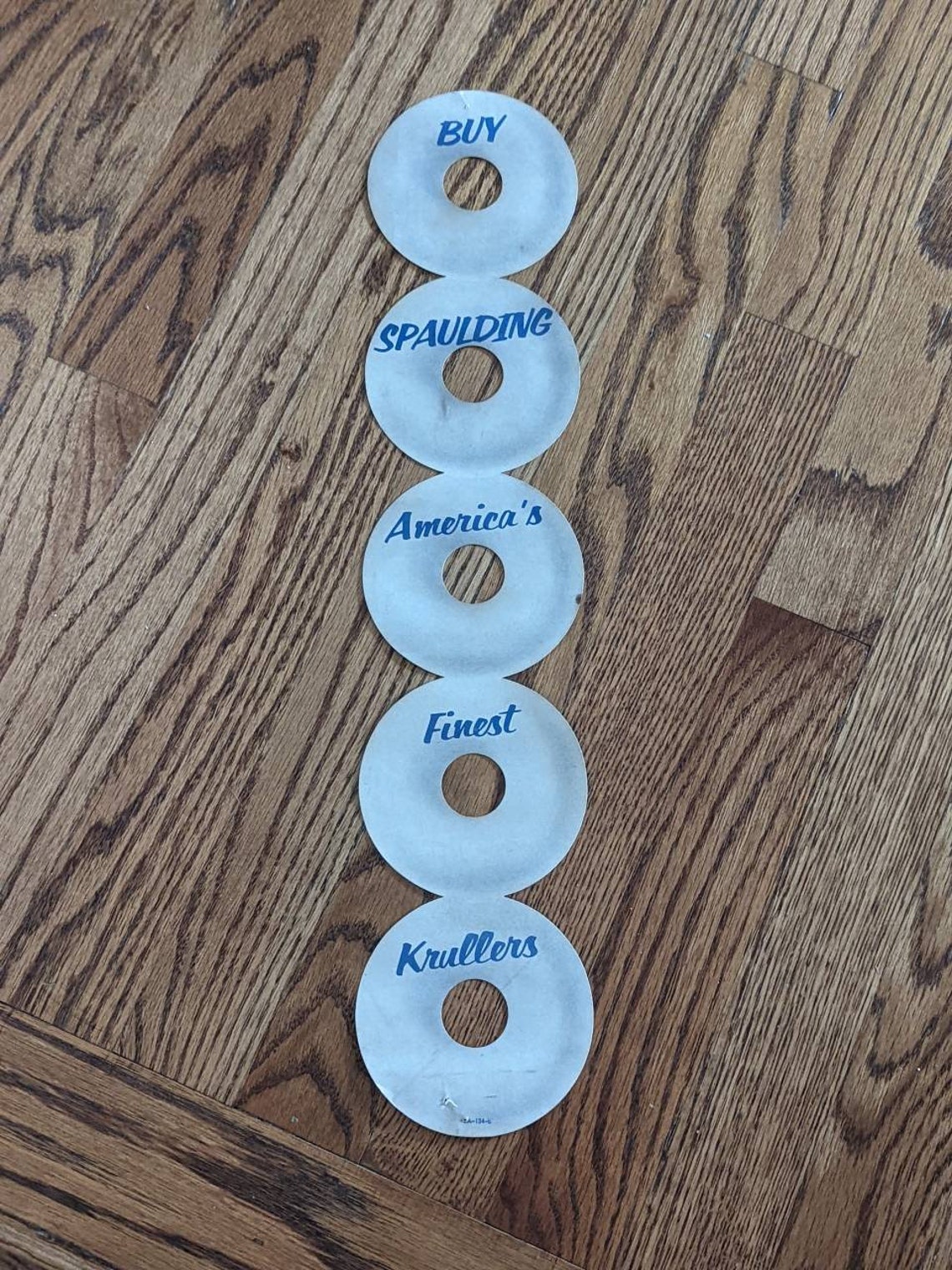 Original 1940's Spaulding Krullers Donuts Front Door Sign - Etsy