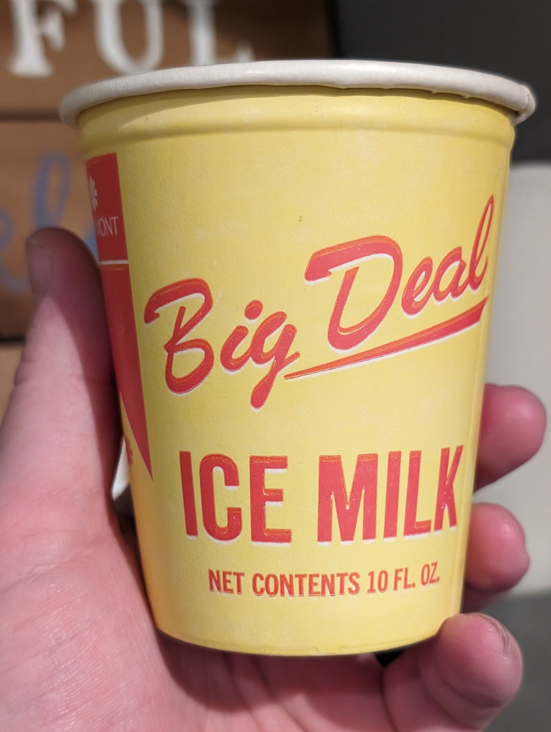 NOS 1970s Big Deal Ice Milk Malt Cup Ice Cream Sundae Cup Old ...