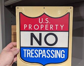 No Government Trespassing Signs - Etsy