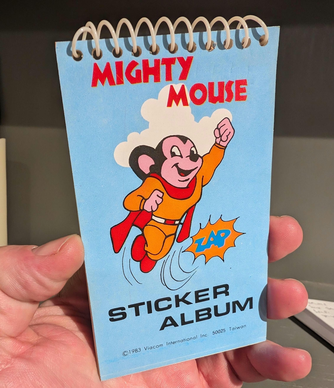 Original Vintage 1980s Mighty Mouse Sticker Album Notebook 1983 NOS - Etsy