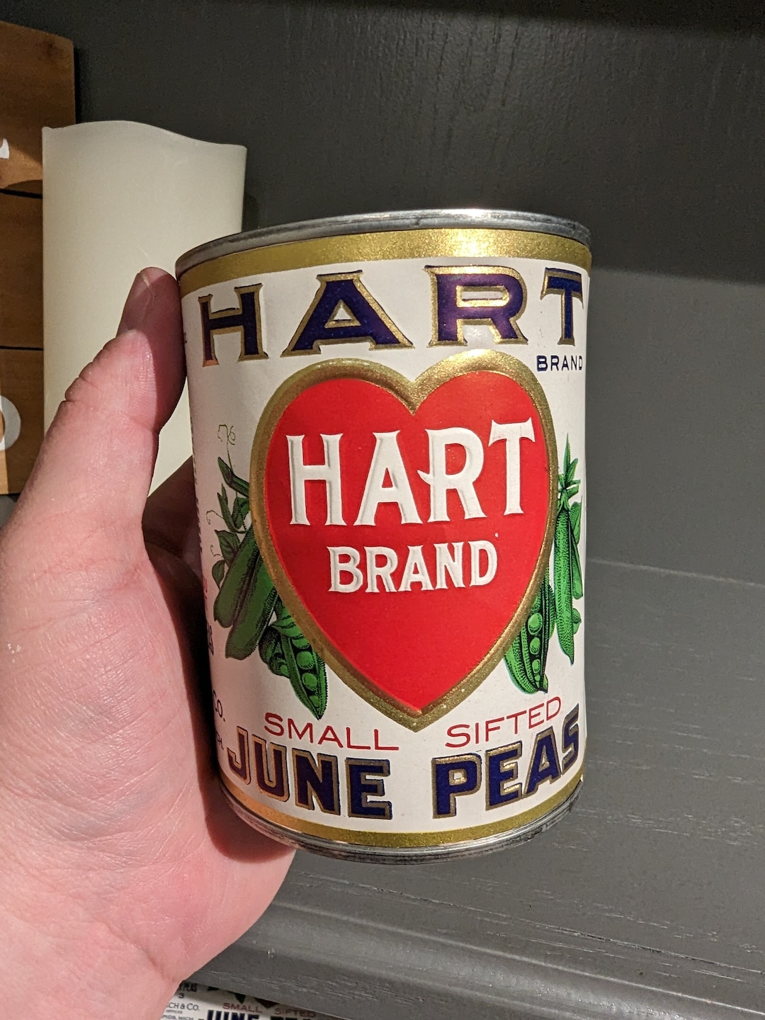 1920's Hart Brand June Peas Can Label on Can Original - Etsy