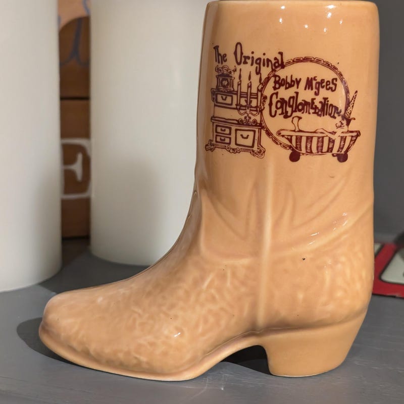 Cowboy Boot Vase - Etsy
