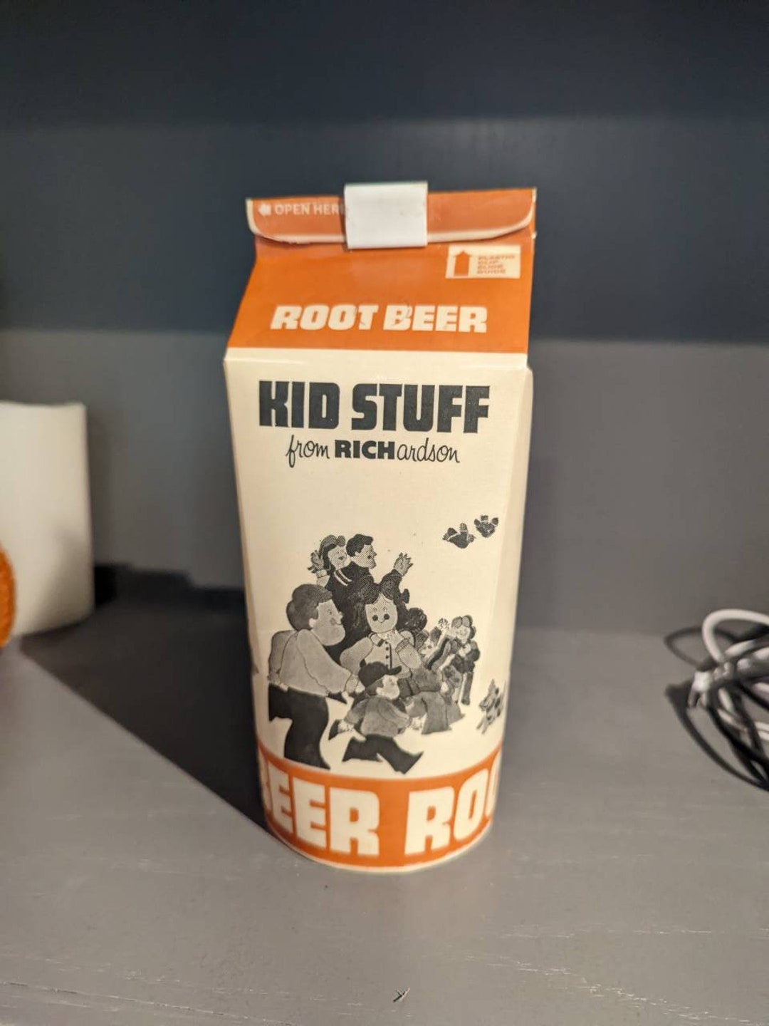 NOS 1950's Richardson Root Beer Kid Stuff Waxed Container - Nice ...