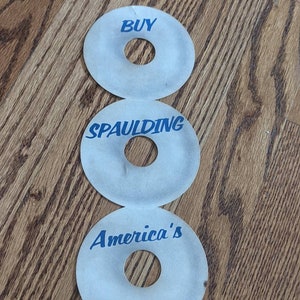 Original 1940's Spaulding Krullers Donuts Front Door Sign Store Old ...